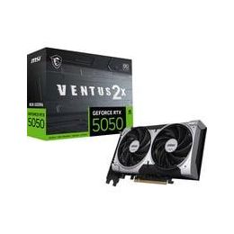 MSI GeForce RTX 5050 8G VENTUS 2X OC, Grafikkarte DLSS 4, 3x DisplayPort, 1x HDMI 2.1