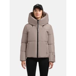 Khujo Damen Steppjacke "Audrey Matt"grau, Gr. XL, Obermaterial: 100% Polyester, Innenfutter: 100% Nylon, Wattierung: 100% Polyester, Jacken, Warme