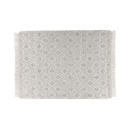 Theko Wollteppich beige Baumwolle Ma&szlig;e (cm): B: 90 H: 1 &raquo; M&ouml;bel Kraft