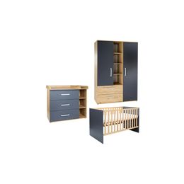 M&ouml;bel Kraft Babyzimmer 3er-Set Alessio mehrfarbig Ma&szlig;e (cm): B: 388 H: 372 &raquo; M&ouml;bel Kraft