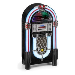 Kärcher Karcher JB6608D Jukebox mit Plattenspieler, CD-Player, DAB+, Bluetooth und USB