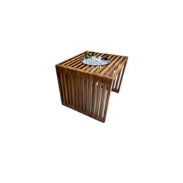COOTAB COOLER TABLE Beistelltisch mit Edelstahl-Kühler Mykonos 40 cm