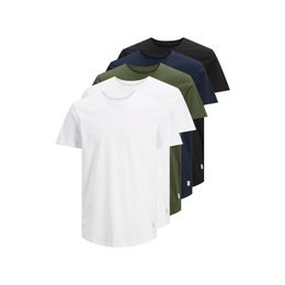 Jack & Jones Jack & Jones T-Shirt 5er Pack 5 Pack T-Shirt Rundhals JJENOA TEE CREW NECK