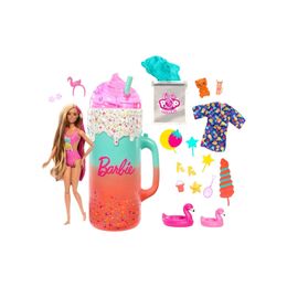 Mattel HRK57 - Barbie - Pop Reveal - Rise & Surprise Geschenkset, Puppe mit 15 Überraschungen, Tropical Smoothie
