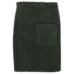 Kilt Vossen "Lars, ideal f&uuml;r Sauna & Spa", gr&uuml;n (mud gr&uuml;n), L:60cm, Wirkfrottier, Hausm&auml;ntel