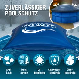 Monzana Poolkissen 4er-Set Blau 120x120cm -20&deg;C
