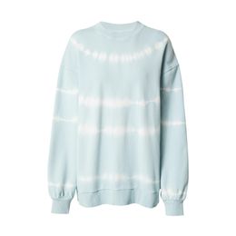 A LOT LESS Sweatshirt 'Enola' Damen Gr&ouml;&szlig;e XL hellblau / wei&szlig;