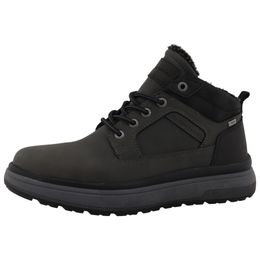 Winterboots Tom Tailor, Herren, Gr. 40, grau (dunkelgrau), Lederimitat, Schuhe Winterboots, mit Tex-Ausstattung