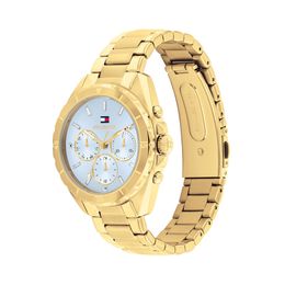 Tommy Hilfiger Uhr 'MELLIE' Damen Gr&ouml;&szlig;e One Size blau / gold