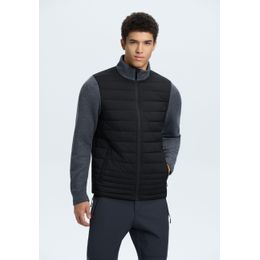 Fleecejacke Icepeak "Icepeak Midlayer Erkner", Herren, Gr. L, schwarz, 92% Polyamid, 8% Elasthan, Jacken Fleecejacke
