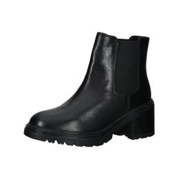 Stiefelette Geox "Geox Stiefelette Leder/Textil", Damen, Gr. 40, schwarz, Leder, Textil, Schuhe Stiefelette