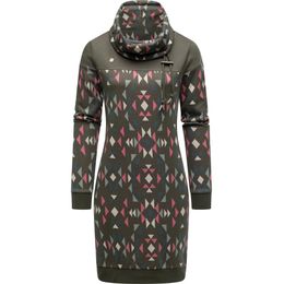 Ragwear Kleid 'Chlloe Aztec' Damen Gr&ouml;&szlig;e 44 blau / mint / tanne / pitaya Sommerkleid