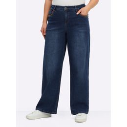 sheego Jeans Damen Gr&ouml;&szlig;e 32/34 blau
