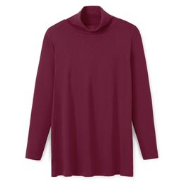 sheego Shirt Damen Gr&ouml;&szlig;e L bordeaux
