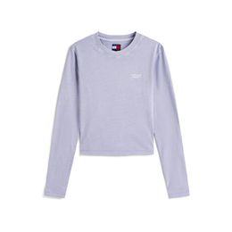 Tommy Jeans Shirt Damen Gr&ouml;&szlig;e M helllila