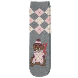 Gina Benotti 1 Paar Damen Socken mit Hunde-Motiv