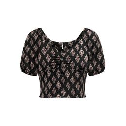 Only Bluse 'NOVA' Damen Gr&ouml;&szlig;e XL pink / schwarz / wei&szlig;