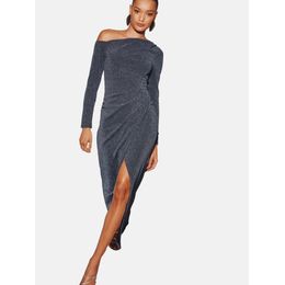 Lipsy Kleid Damen Gr&ouml;&szlig;e 36 silber Winterkleid
