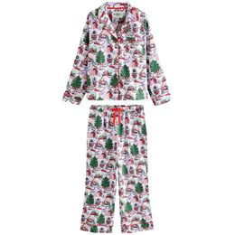 Cath Kidston Pyjama Damen Gr&ouml;&szlig;e XXL gr&uuml;n / rot / wei&szlig; Winterkleid
