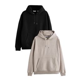 next Sweatshirt Herren Gr&ouml;&szlig;e L creme / schwarz