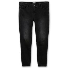 sheego Jeans Damen Gr&ouml;&szlig;e 35 black denim