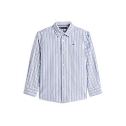 Tommy Hilfiger Button Up Shirt boy size 116 marine blue / Sky blue / Pastel blue / White
