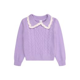 GAP Pullover 'CASHSOFT' M&auml;dchen Gr&ouml;&szlig;e 92 lila / wei&szlig;