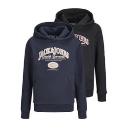 Jack & Jones Jack & Jones Junior Sweatshirt 'JJARI' Jungen Gr&ouml;&szlig;e 140 navy / schwarz / wei&szlig;