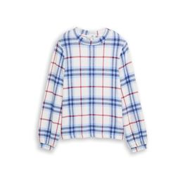 Tom Tailor Shirt Damen Gr&ouml;&szlig;e S blau / pastellblau / dunkelrot / offwhite