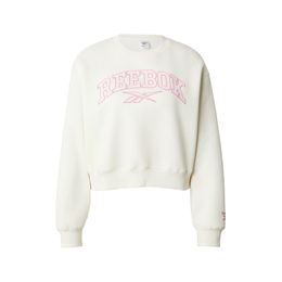Reebok Sweatshirt 'PEARL VARSITY' Damen Gr&ouml;&szlig;e M rosa / magenta / naturwei&szlig;