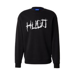 Hugo Sweatshirt 'Namenex' Herren Gr&ouml;&szlig;e L schwarz / wei&szlig;
