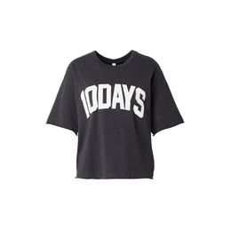 10DAYS T-Shirt Damen Gr&ouml;&szlig;e M dunkelgrau / wei&szlig;