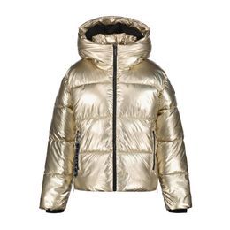Luhta Outdoorjacke 'Eiseberg' Damen Gr&ouml;&szlig;e 4XL gold / schwarz Winterjacke
