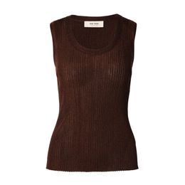 MOS MOSH Knitted Top female size S Chestnut brown