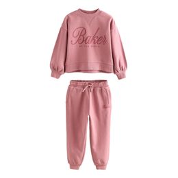 Baker By Ted Baker Jogginganzug M&auml;dchen Gr&ouml;&szlig;e 128 rosa / dunkelpink