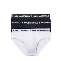 K by KARL LAGERFELD Karl Lagerfeld Slip Herren Gr&ouml;&szlig;e XL dunkelblau / schwarz / wei&szlig;