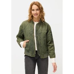Lascana Steppjacke beige Gr. 36 f&uuml;r Damen. Rundhals und Ziern&auml;hte. Figurumspielend