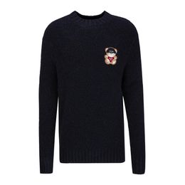 19V69 Italia Pullover 'Enrico Apr&eacute;s' Herren Gr&ouml;&szlig;e XL navy / hellblau / hellbraun / rot