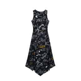 Desigual Kleid Damen Gr&ouml;&szlig;e 40 gelb / schwarz / wei&szlig; Winterkleid