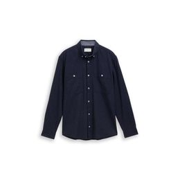 Tom Tailor Hemd Herren Gr&ouml;&szlig;e XXL navy / wei&szlig;