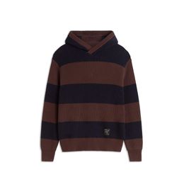 thinking mu Hoodie 'Tobby' Herren Gr&ouml;&szlig;e L marine / braun