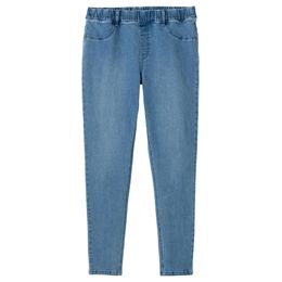 sheego Jeggings Damen Gr&ouml;&szlig;e 45/46 blue denim