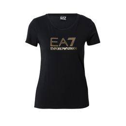 EA7 Emporio Armani T-Shirt Damen Gr&ouml;&szlig;e XXL gold / schwarz