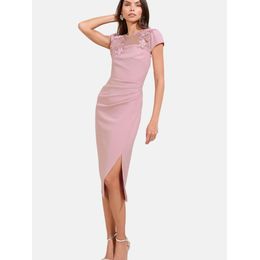 Lipsy Kleid Damen Gr&ouml;&szlig;e 34 altrosa Winterkleid