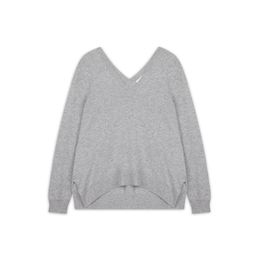Just Cashmere Pullover 'Opal' Damen Gr&ouml;&szlig;e XXXL graumeliert