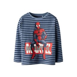 name it Shirt 'NMMOdys Spider' Jungen Gr&ouml;&szlig;e 92 marine / opal / rot / wei&szlig;
