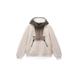 Napapijri Pullover 'Seline' Damen Gr&ouml;&szlig;e XL hellbeige / taupe / khaki
