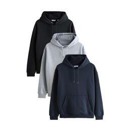 next Sweatshirt Herren Gr&ouml;&szlig;e 4XL marine / graumeliert / schwarz