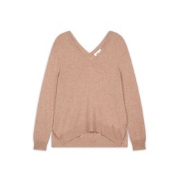 Just Cashmere Pullover 'Opal' Damen Gr&ouml;&szlig;e S mokka