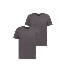 Tom Tailor T-Shirt Herren Gr&ouml;&szlig;e S anthrazit / offwhite